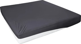 Primera Elastan-Jersey-napínací prostěradlo s gumou po obvodu, 90-200 x 200 cm. (antracitová, 180-200 x 200 cm)
