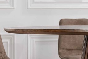 Designový jídelní stůl Wadeline 120 cm tmavý dub