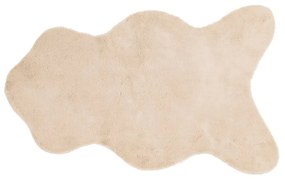 Béžová umělá kožešina Tiseco Home Studio Rabbit, 60 x 90 cm