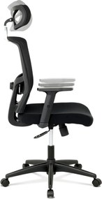Ergonomická kancelářská židle RELORA - černá síťovina