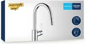 Grohe Get - Dřezová baterie s výsuvnou sprškou chrom