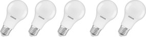 Osram LED žárovka »Led Base Retro«, 5 kusů (Cla60, E27, 806lm, matná)