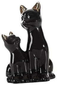 DEKORAČNÍ FIGURKA CAT 15X11X22 CM ČERNÁ