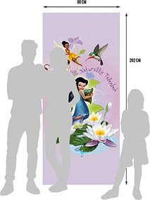 Dětská vliesová fototapeta na zed' Víly na Purpurové, Disney | 90 x 202 cm | DFTDNV 5416
