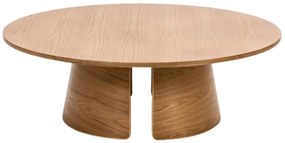 Jasanový kulatý konferenční stolek Teulat Cep 110 cm