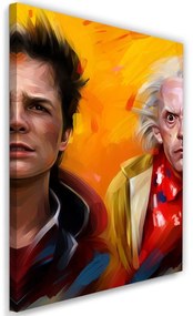 Gario Obraz na plátně Návrat do budoucnosti, Dr. Emmett a Marty - Dmitry Belov Rozměry: 40 x 60 cm