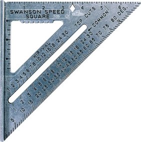Swanson - úhelník Speed Square 7" (17,7cm) pouze palcová stupnice