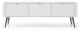 Televizní stolek Zova 168 cm bílý/černý