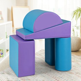 Costway 5 ks. Schaumstoffbausteine Riesenbausteine zum Toben a Klettern