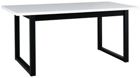 Jídelní stůl Paco 3 Zvolte barvu horní desky: Bílý (borovice andersen), Zvolte barvu nožek: Černá