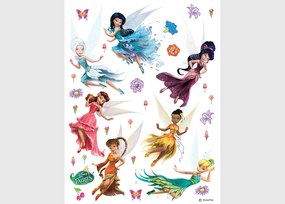 Dětská samolepka na zeď Disney Létající Víly | 65 x 85 cm | DDK1769