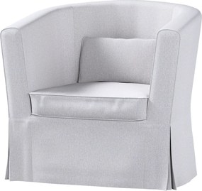 Potah na křeslo IKEA Ektorp Tullsta barva šedá látka pletený vzor