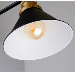 Černé kovové nástěnné svítidlo Fundo – Candellux Lighting