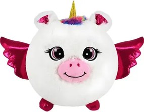 SPARKYS Nafukovací plyšák Jednorožec bílý 30 cm / Polyester / pro kluk