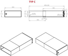 Nerezová poštovní schránka do sloupku 1g Odstín: Nerezová ocel - Broušeno