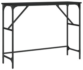 vidaXL Konzolový stolek černý 100 x 32 x 75 cm kompozitní dřevo