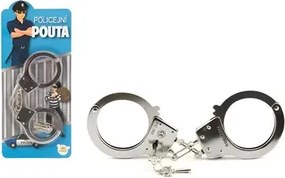Pouta policejní kov 17 cm s klíčem / Hračka / od 3 let