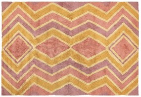 Bavlněný koberec 140 x 200 cm barevný CANAKKALE Beliani