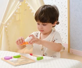 Dřevěná zelenina na krájení pro děti Viga 44790