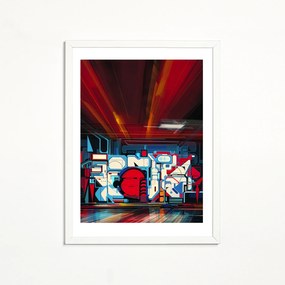 Jozef Spodniak | Panika71 Panika71 | Futurum Sancturum Rám: Dubový, Velikost: 30 x 20 cm