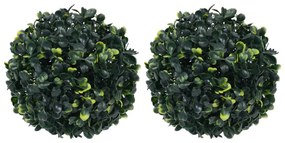 Umělé buxus koule 2 ks 22 cm 315468