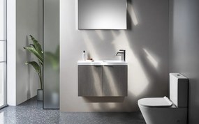 Sapho Latus X koupelnová skříňka pod umyvadlo 80 x 54,5 x 22 cm dvířka borovice rustik hnědá LT110-SET04