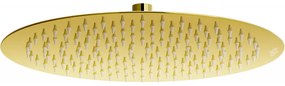 Mexen Slim hlavová sprcha 30 cm, zlatá - 79230-50