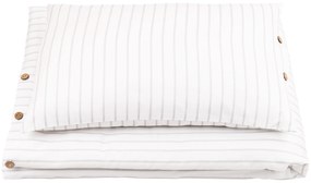 COTTON & SWEETS Povlečení Stripes Junior šedé, 100x135/40x60 cm