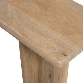 Konzolový stolek z mangového dřeva ve světle přírodní barvě 40x80 cm Ato – WOOOD