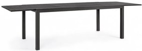 BIZZOTTO Rozkládací zahradní stůl HILDE 200x100 cm antracit 0662920
