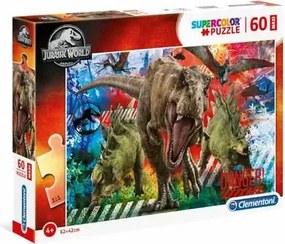 Clementoni PUZZLE Maxi - Jurský svět / 60 dílků / od 4 let