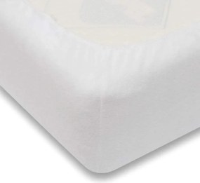 Froté prostěradlo do dětské postele New Baby 160x80 cm bílá
