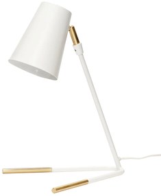Hübsch Stolní lampa SLANT bílá 370409