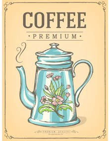 Plechová cedule - Coffe Premium
