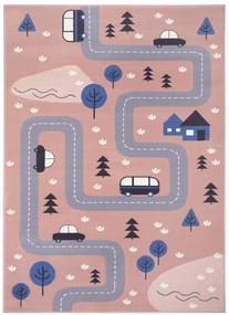 Hanse Home Collection koberce Dětský koberec Adventures 104538 Rose ROZMĚR: 160x220