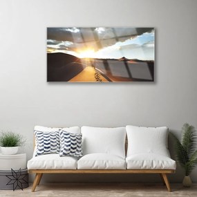 akrylový obraz Poušť Krajina 100x50 cm