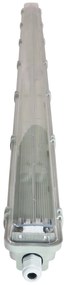 BERGE Svítidlo pro LED trubice BRGTRU080 - T8 - 1 x 150cm - 230V - IP65 - ver2