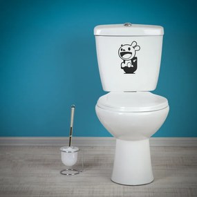Samolepka na WC - Zajda - PopyDesign