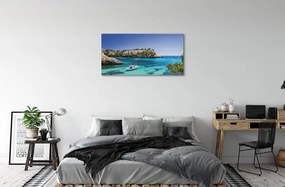 Obrazy na plátně Španělsko Cliffs mořské pobřeží 140x70 cm