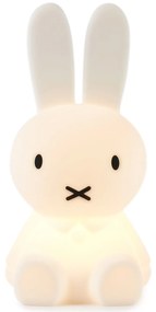 Mr Maria Dětská králičí LED lampa Miffy First Light, bílá barva, plast