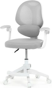 Dětská otočná židle šedá KA-W8008 GREY