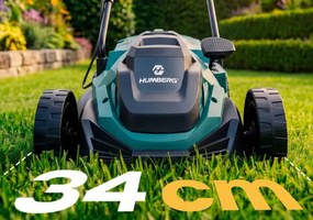 Elektrická sekačka HM-612, 1400W, 34cm, zelená | Humberg