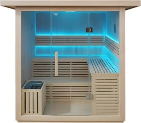 BPS-koupelny Finská zahradní sauna  180x180, 4-6 osoby