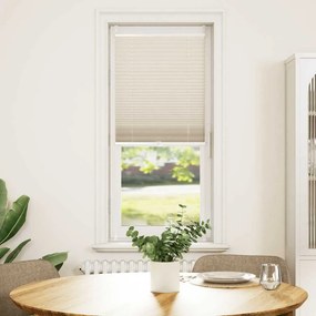Plisovaná roleta 40 x 150 cm krémová 240619