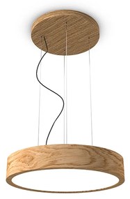 Dřevěné svítidlo kruhové woodLED Round  Dřevěné svítidlo kruhové Woodled Round Dřevodekor: Dub Světlý, Průměr: 590 mm, Teplota chromatičnosti: 3000…