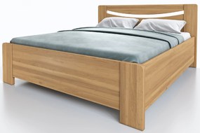 Vlastní výroba Buková postel Linda s úložným prostorem