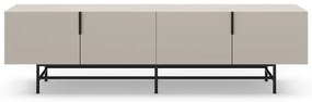 Krémový TV stolek 200x54,5 cm Eldia – Marckeric