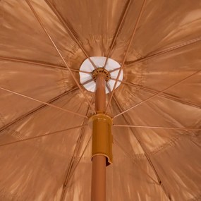 Zahradní slunečník 135 cm SPRINGOS HAVAJ BU0023 hnědý