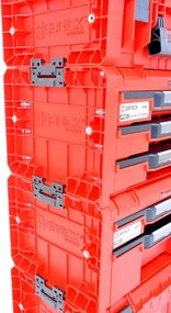 QBRICK SYSTEM PRO Technician Case 2.0 Red Ultra HD - Technický kufřík