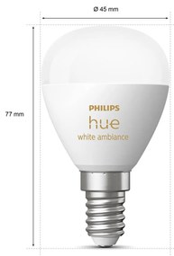 Philips Hue White Ambiance E14 5,1W 470lm set 2ks